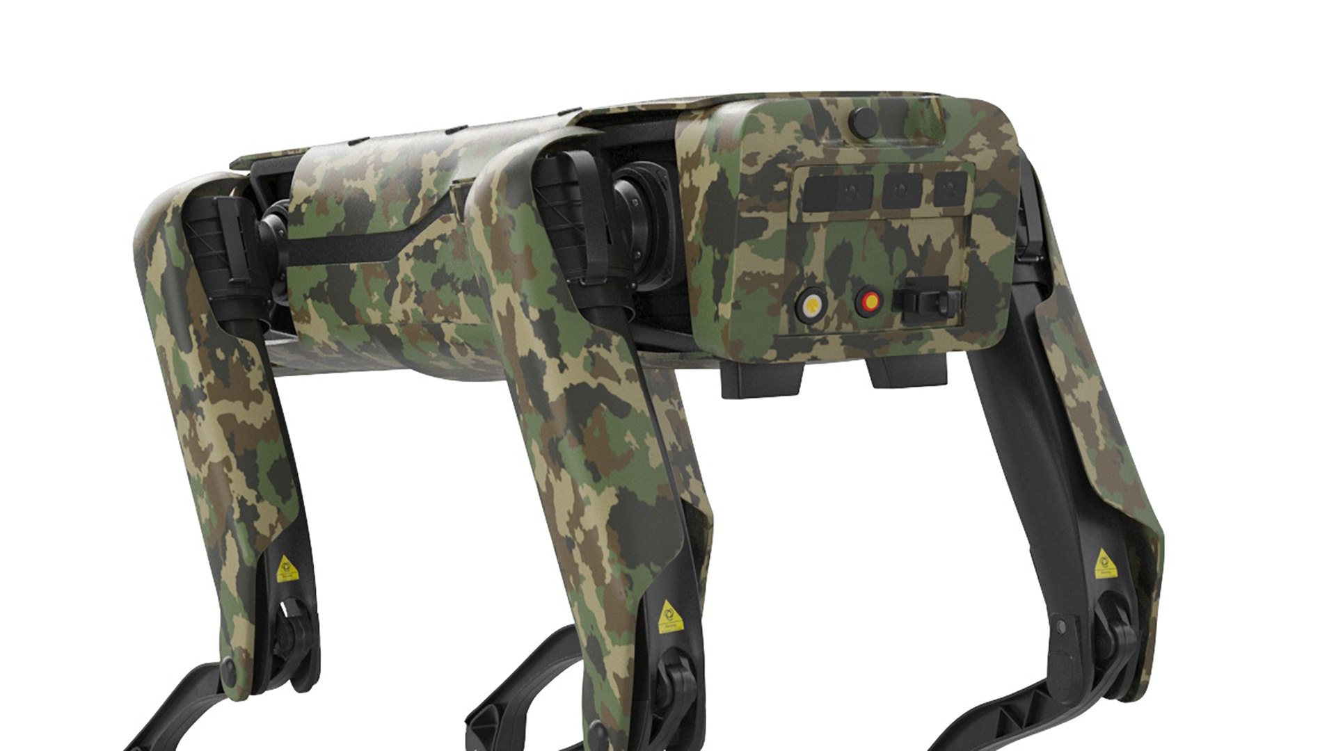 Modern Robot Dog Army Color Model - TurboSquid 2271968
