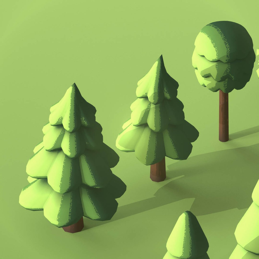 3D Trees Rocks Model - TurboSquid 1612673