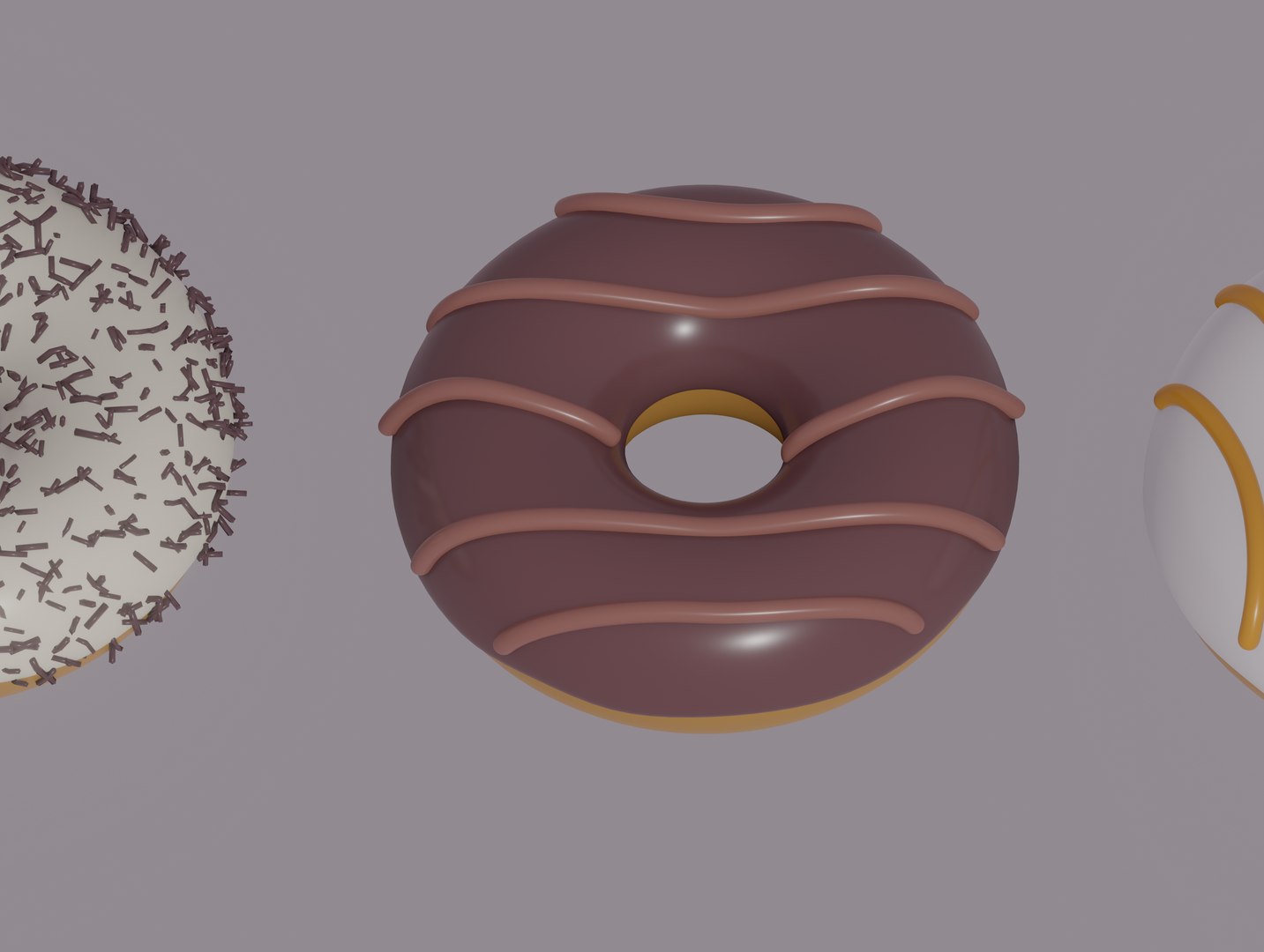 3D Doughnuts Model - TurboSquid 2058105
