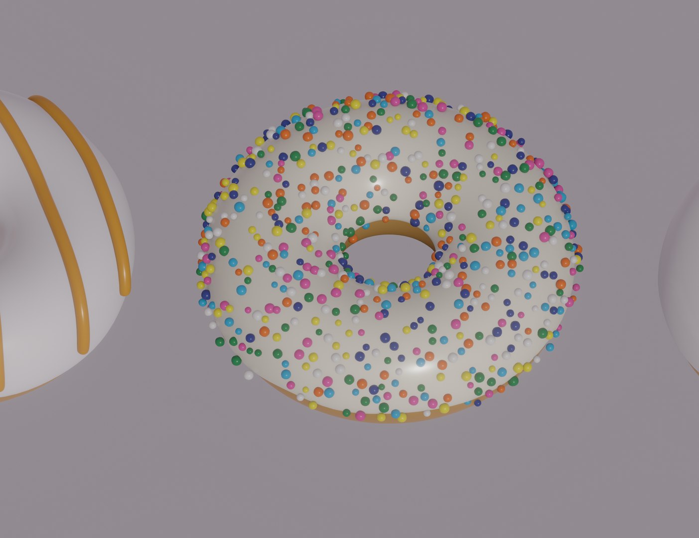 3D Doughnuts Model - TurboSquid 2058105