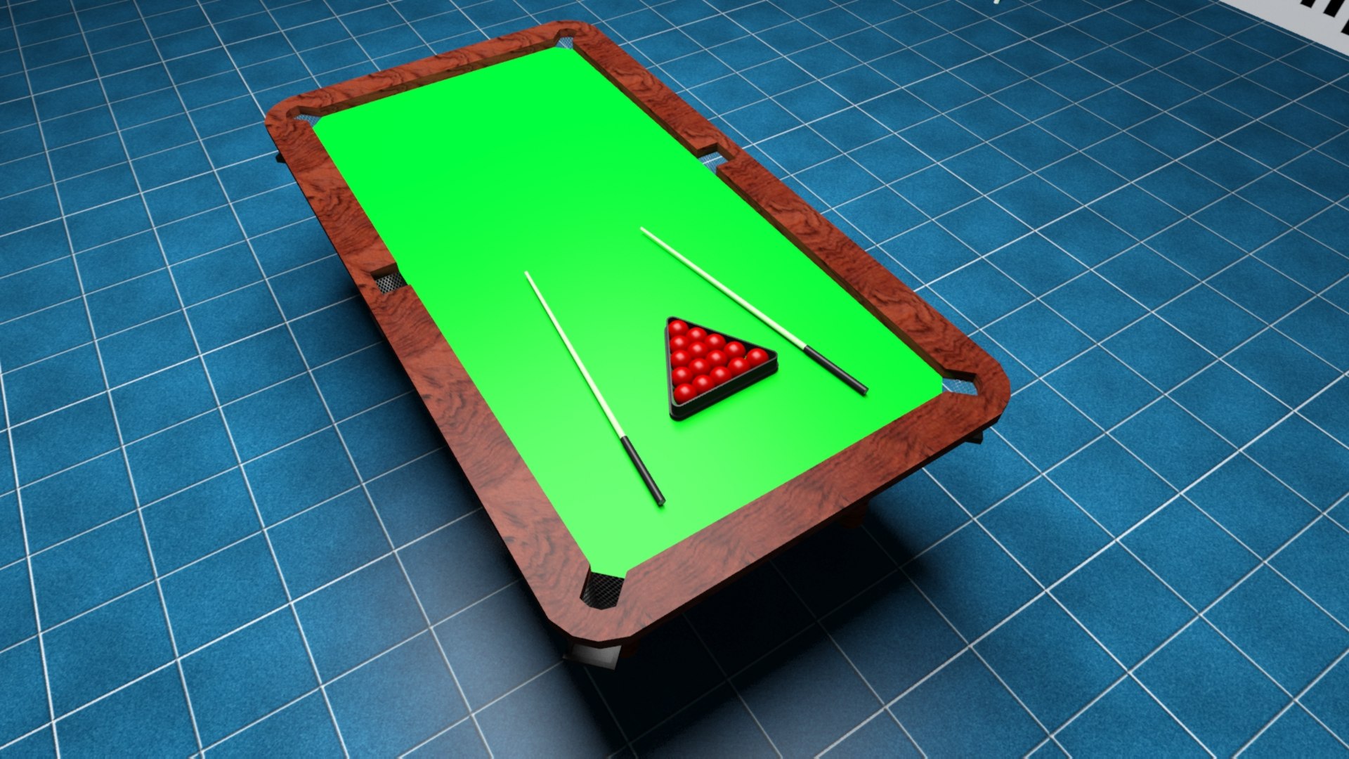 3D Model Snooker Arena With Spectators - TurboSquid 2186145