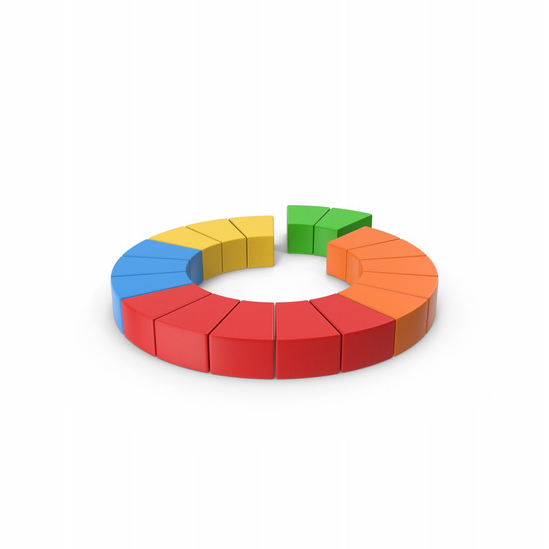 3D Pie Chart Model - TurboSquid 1866380