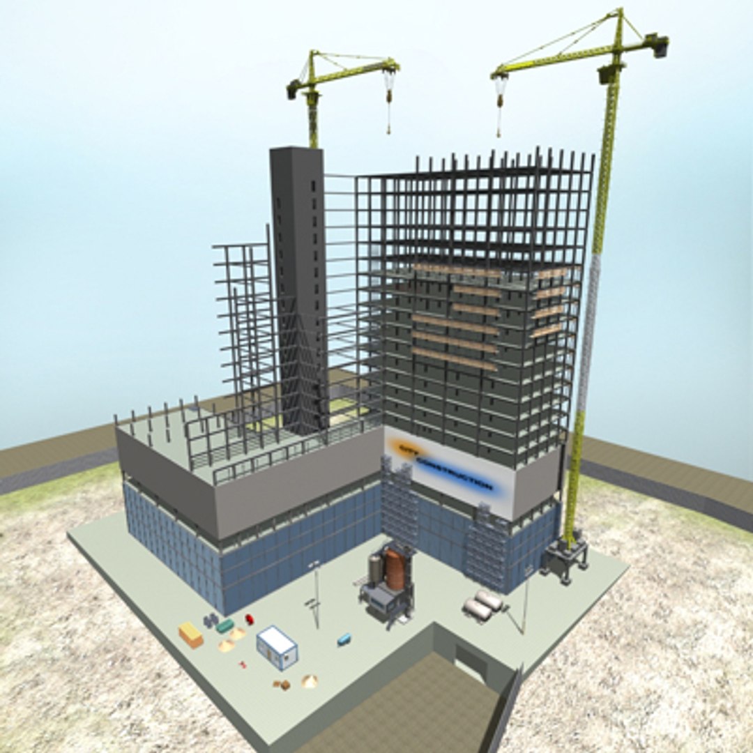 Construction Complex 3d Model