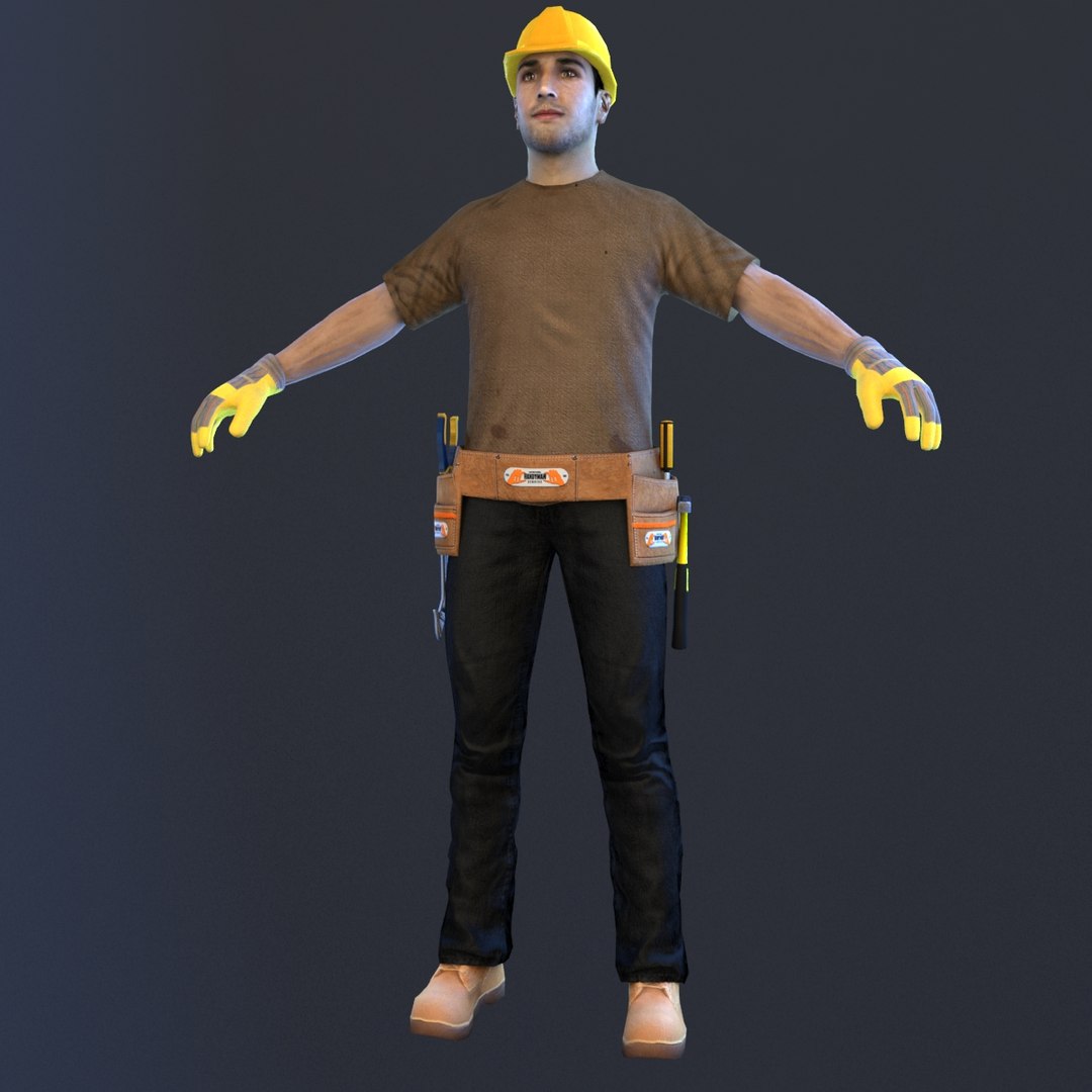 Handyman Man Model - TurboSquid 1411726