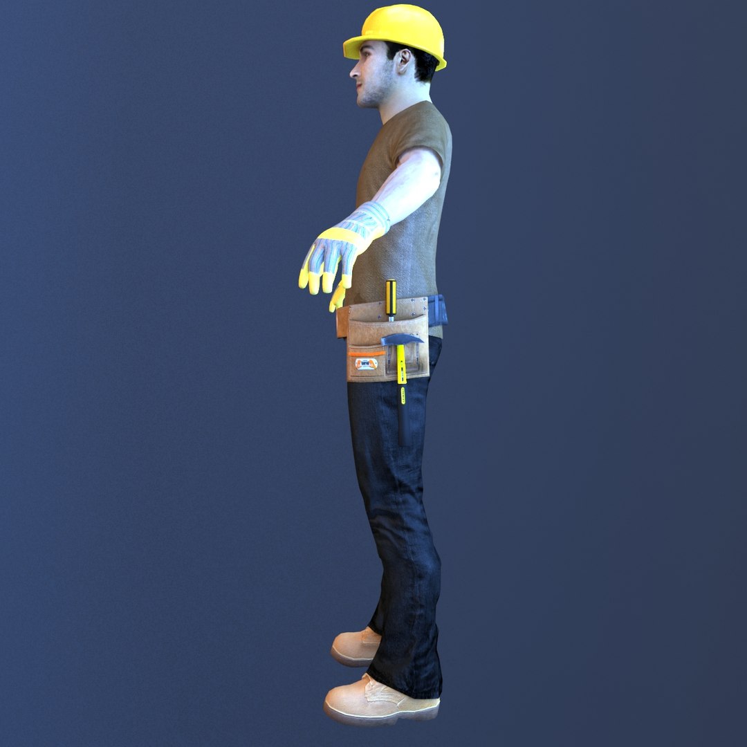 Handyman Man Model - TurboSquid 1411726