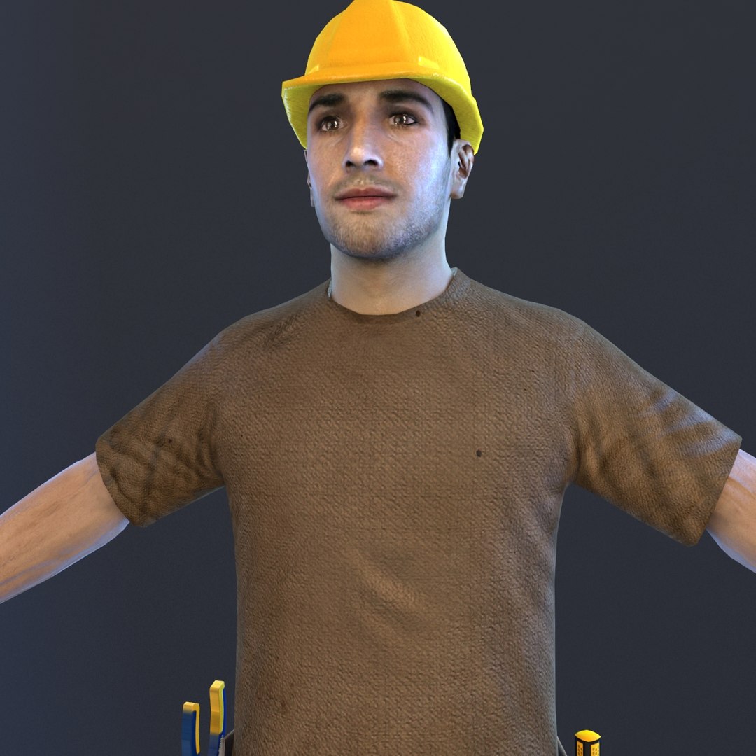 Handyman Man Model - TurboSquid 1411726