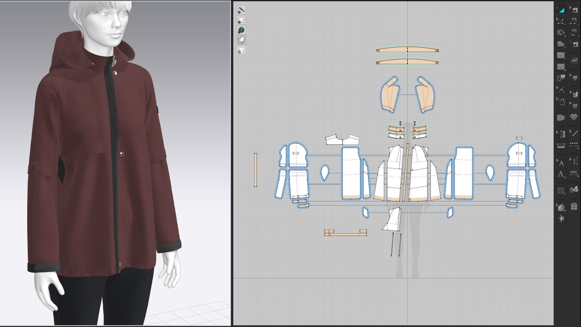 3D Women Techwear Jacket Outfit - TurboSquid 2105163