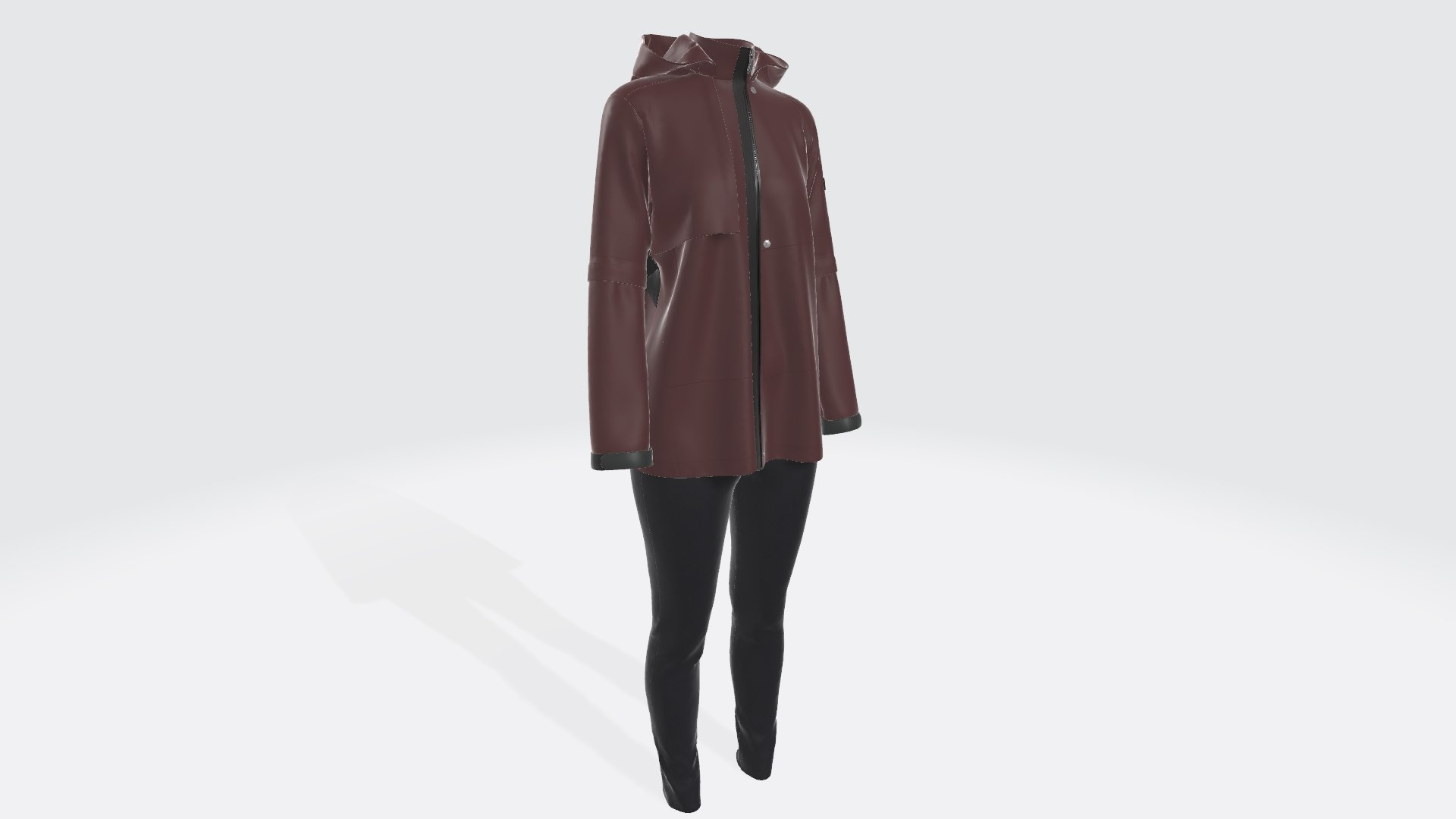 3D Women Techwear Jacket Outfit - TurboSquid 2105163