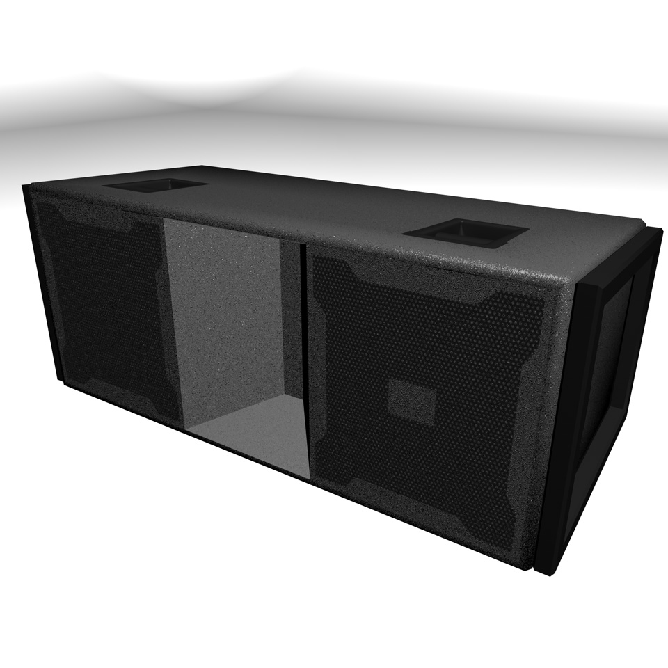 3d model jbl line-array speaker