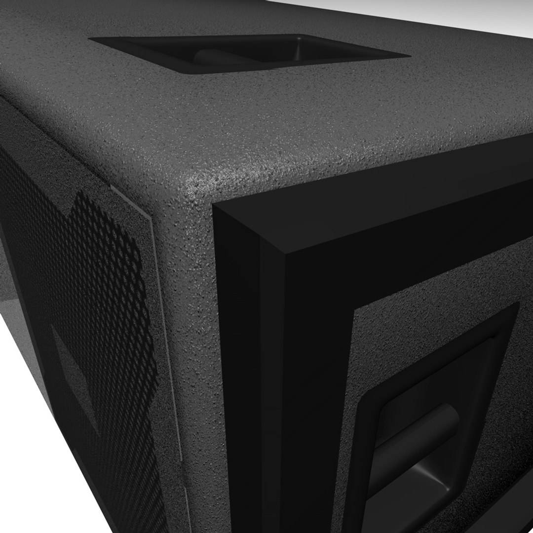 3d Model Jbl Line-array Speaker