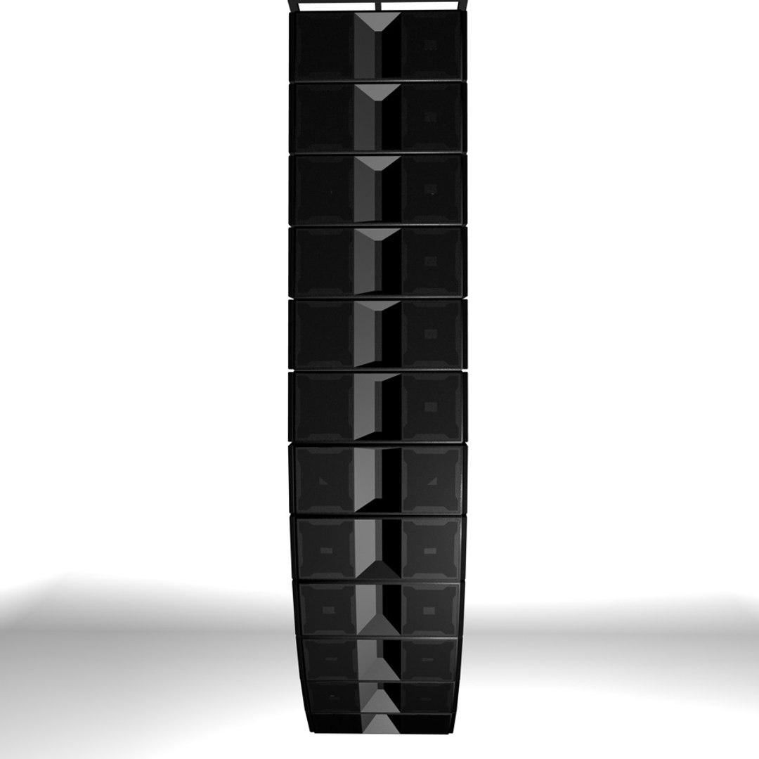 3d Model Jbl Line-array Speaker