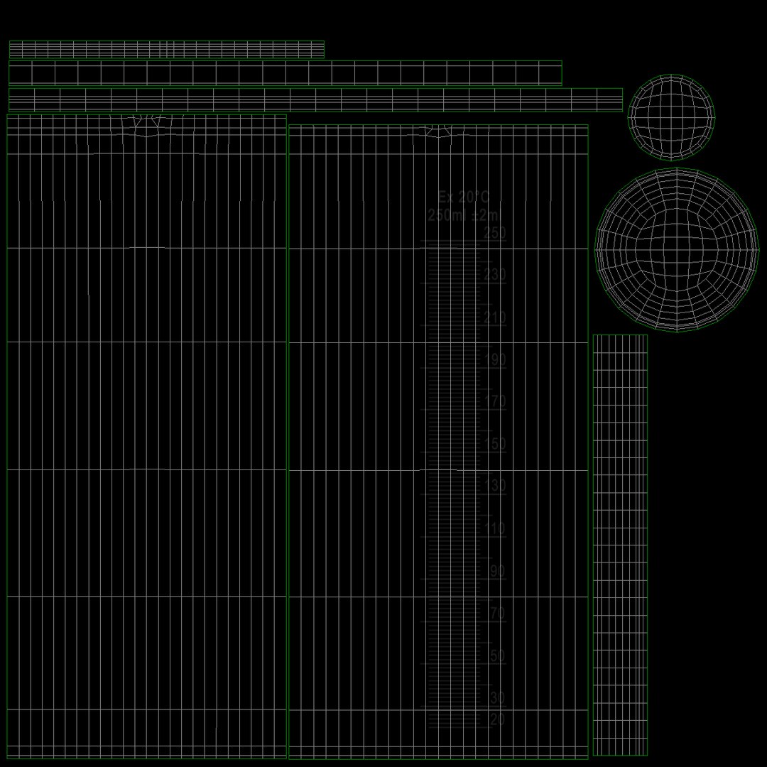 3D Graduated Cylinder - TurboSquid 1527872