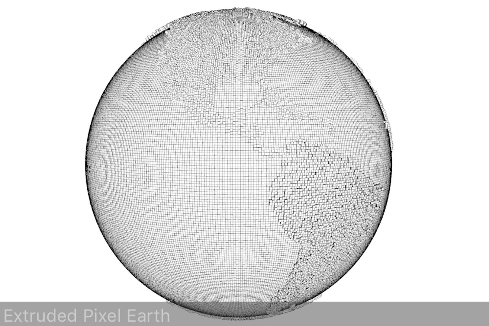 3ds modern pixel earth