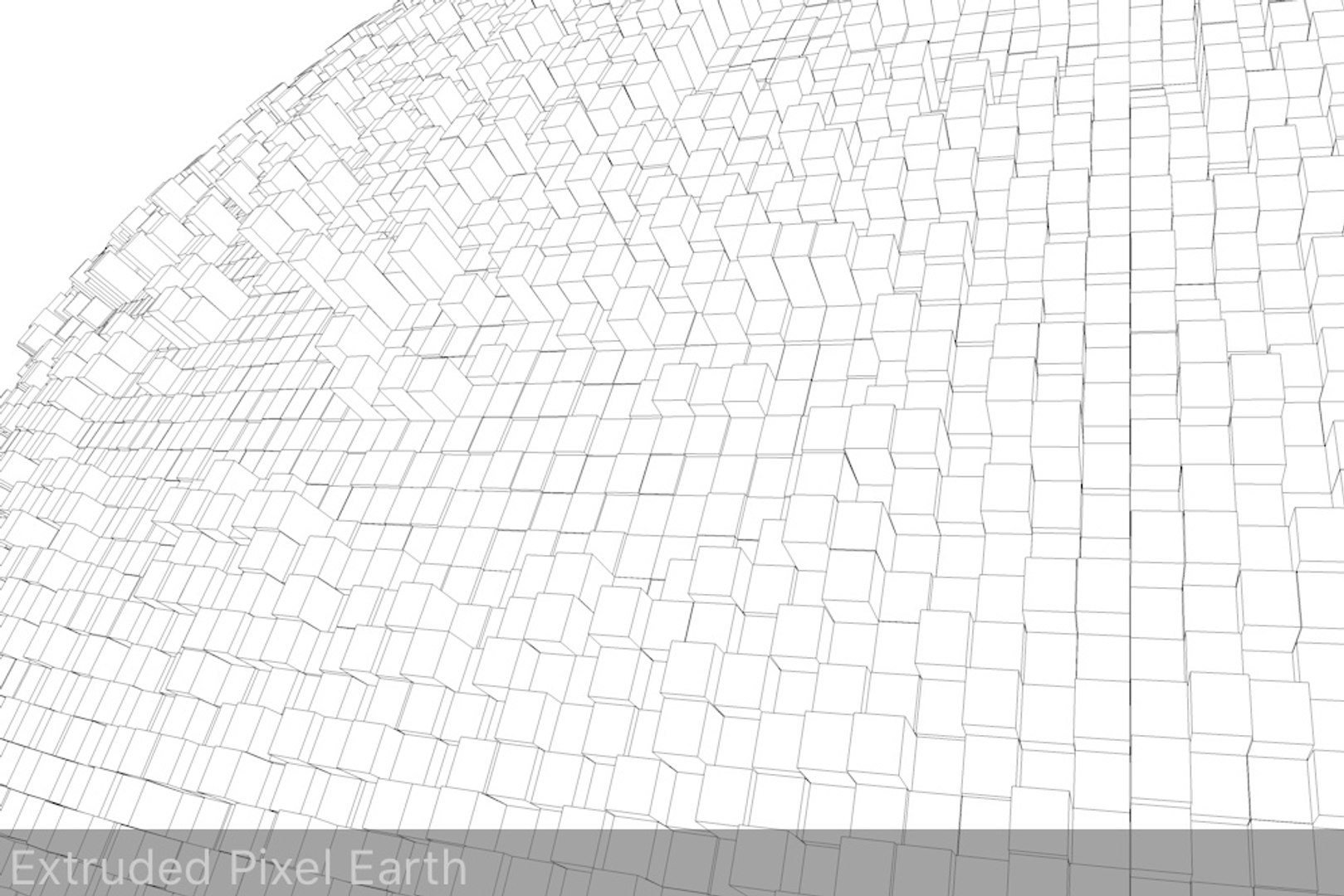 3ds modern pixel earth