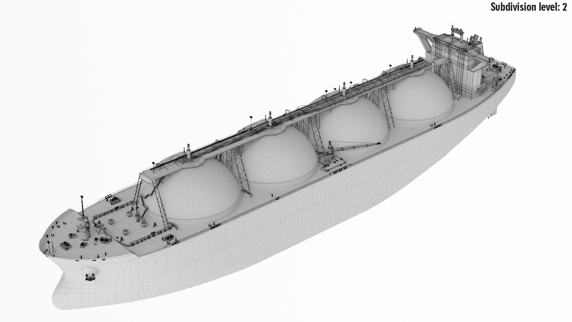 3D Lng Ship Tanker - TurboSquid 1528563
