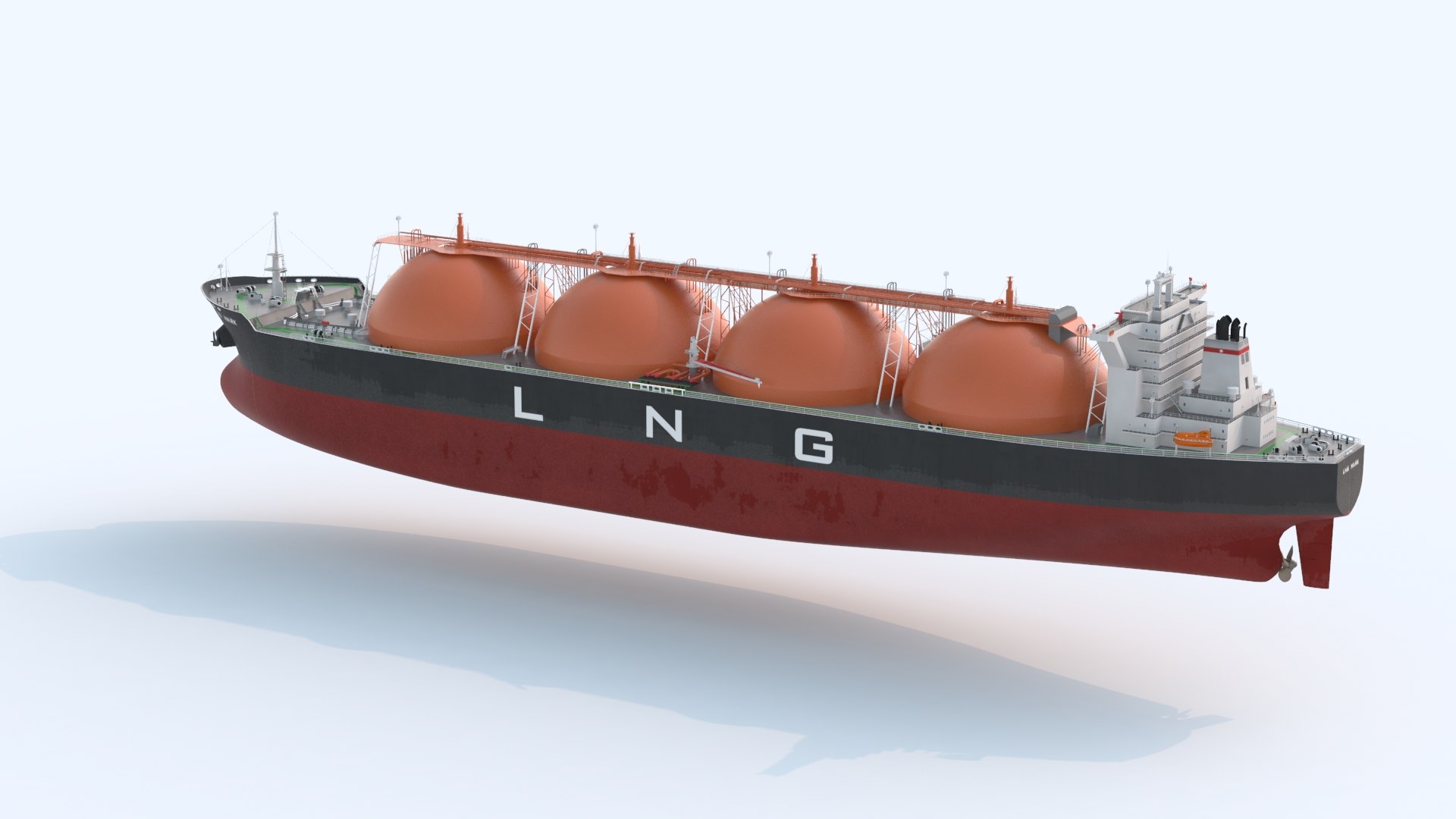 3D Lng Ship Tanker - TurboSquid 1528563