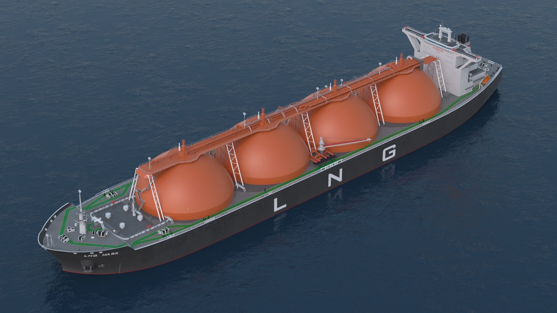 3D Lng Ship Tanker - TurboSquid 1528563