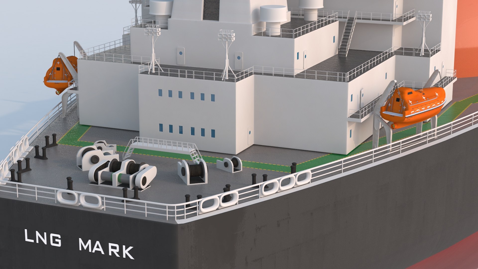 3D Lng Ship Tanker - TurboSquid 1528563
