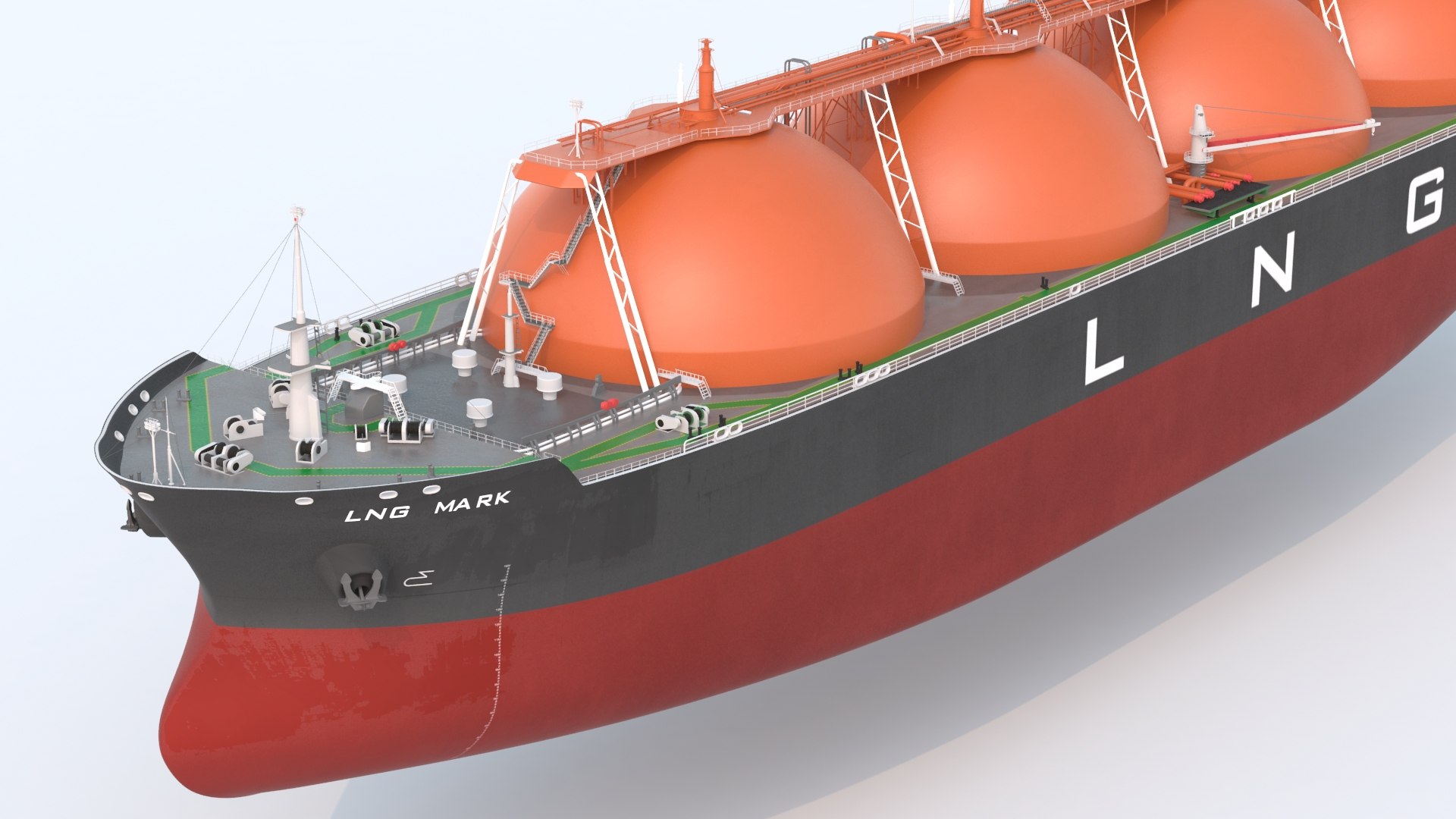 3D lng ship tanker - TurboSquid 1528563