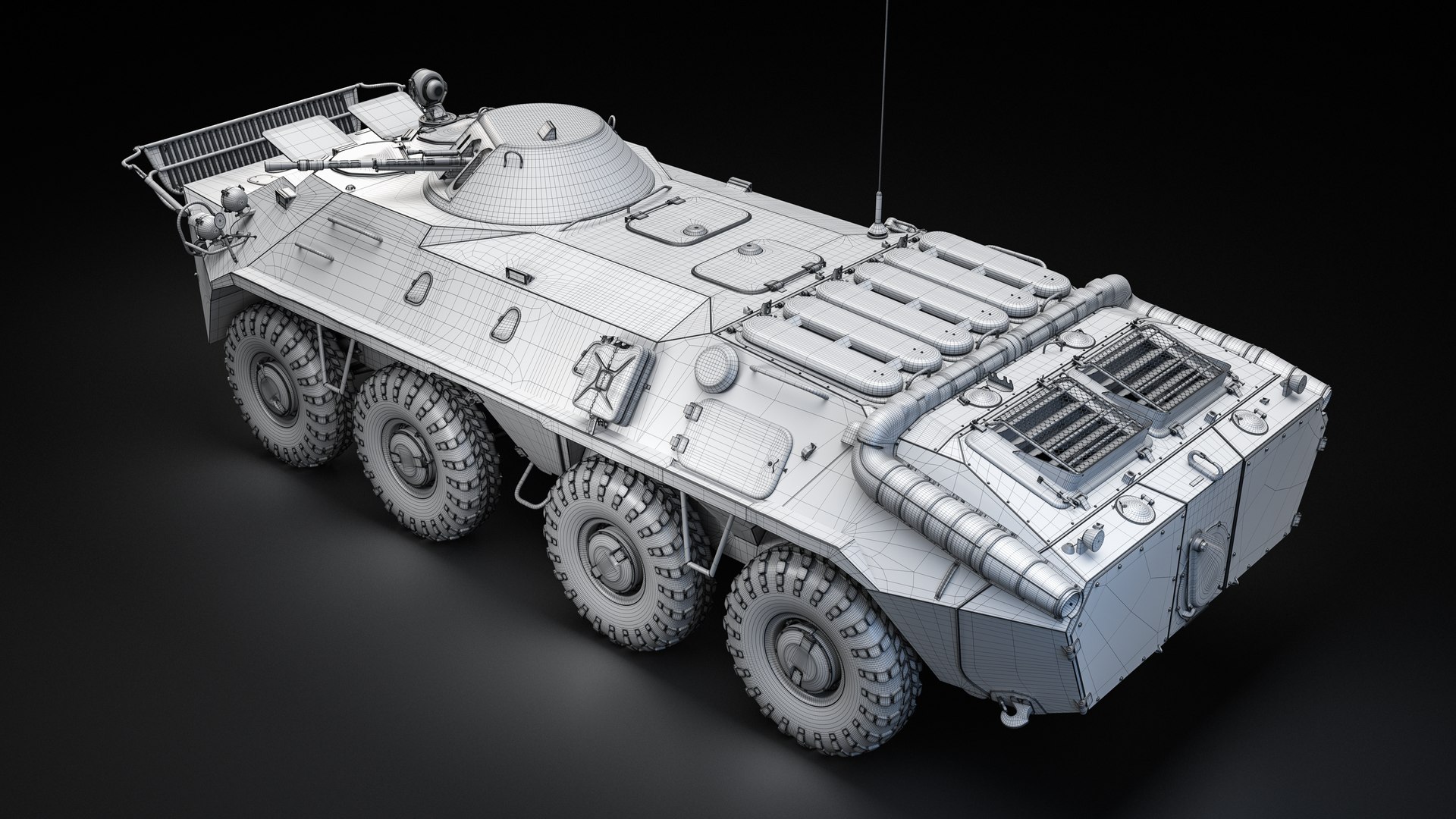 3D BTR-70 APC High-Poly 3D Model - TurboSquid 2155852