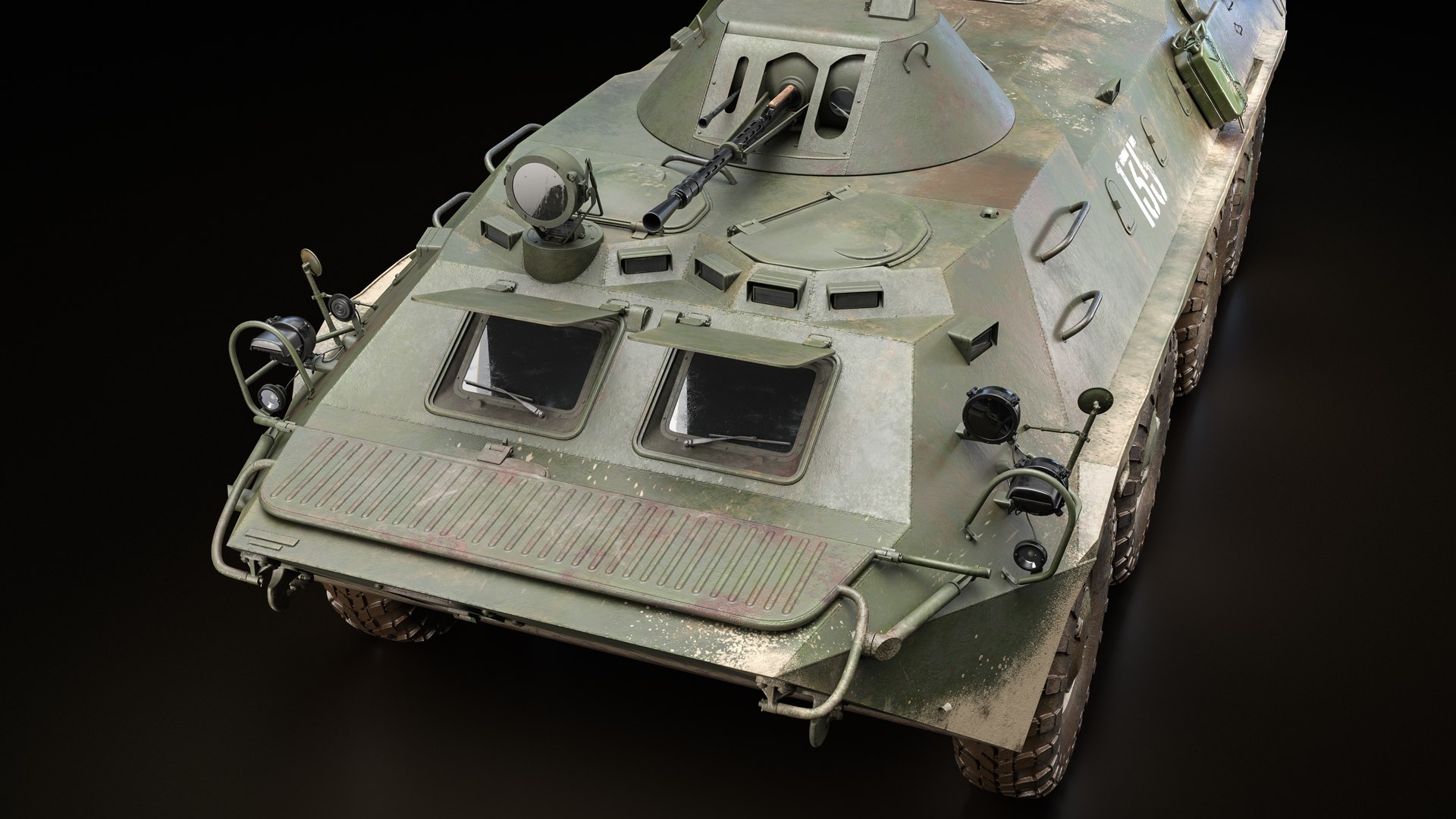 3D BTR-70 APC High-Poly 3D Model - TurboSquid 2155852