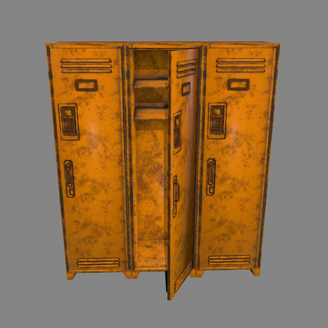 Locker 3D Model - TurboSquid 1303594