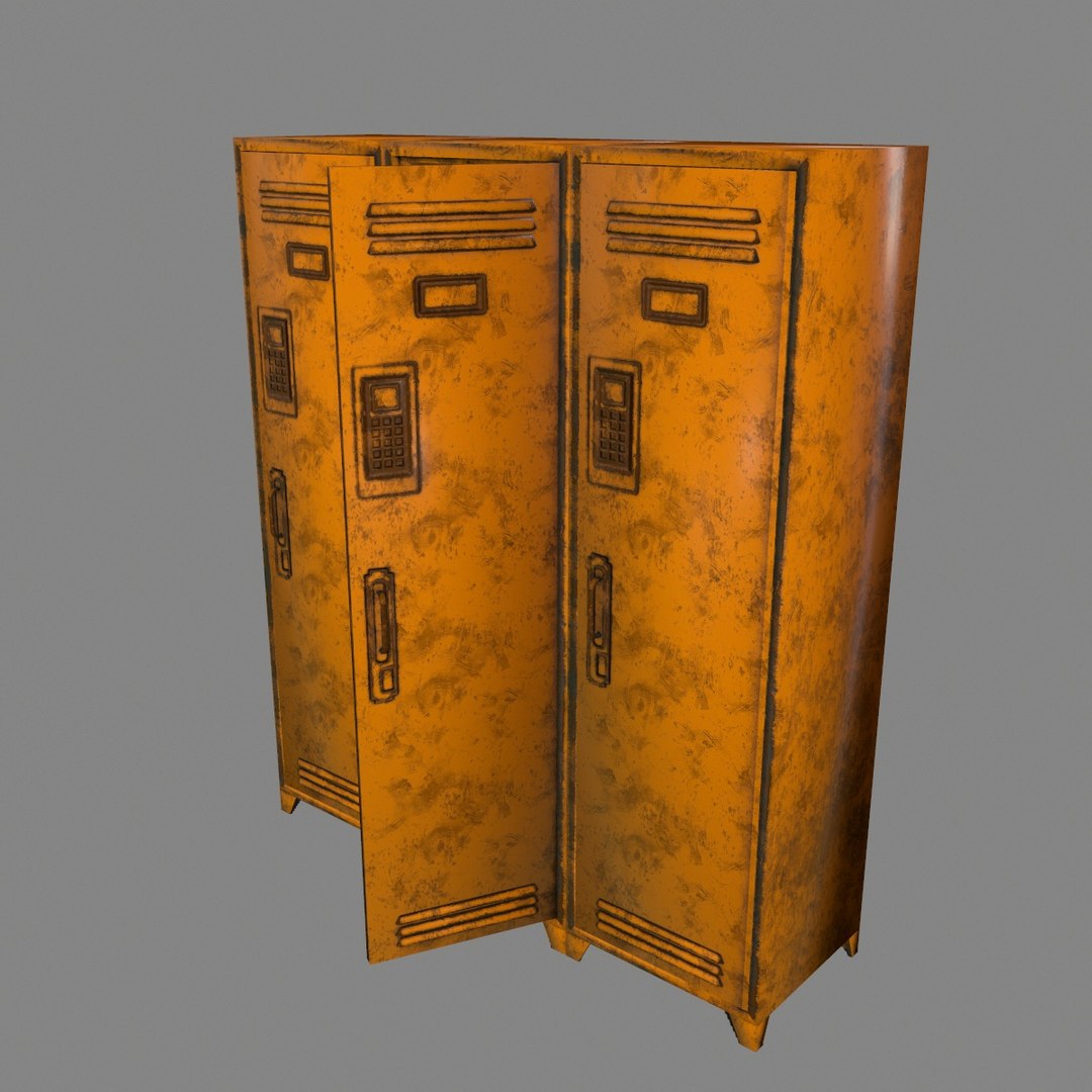 Locker 3D Model - TurboSquid 1303594