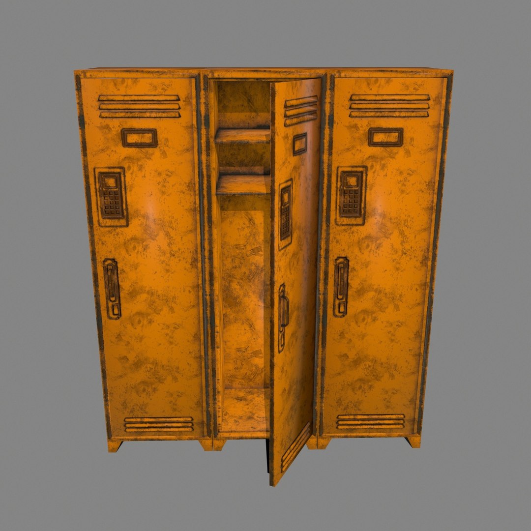 Locker 3D Model - TurboSquid 1303594