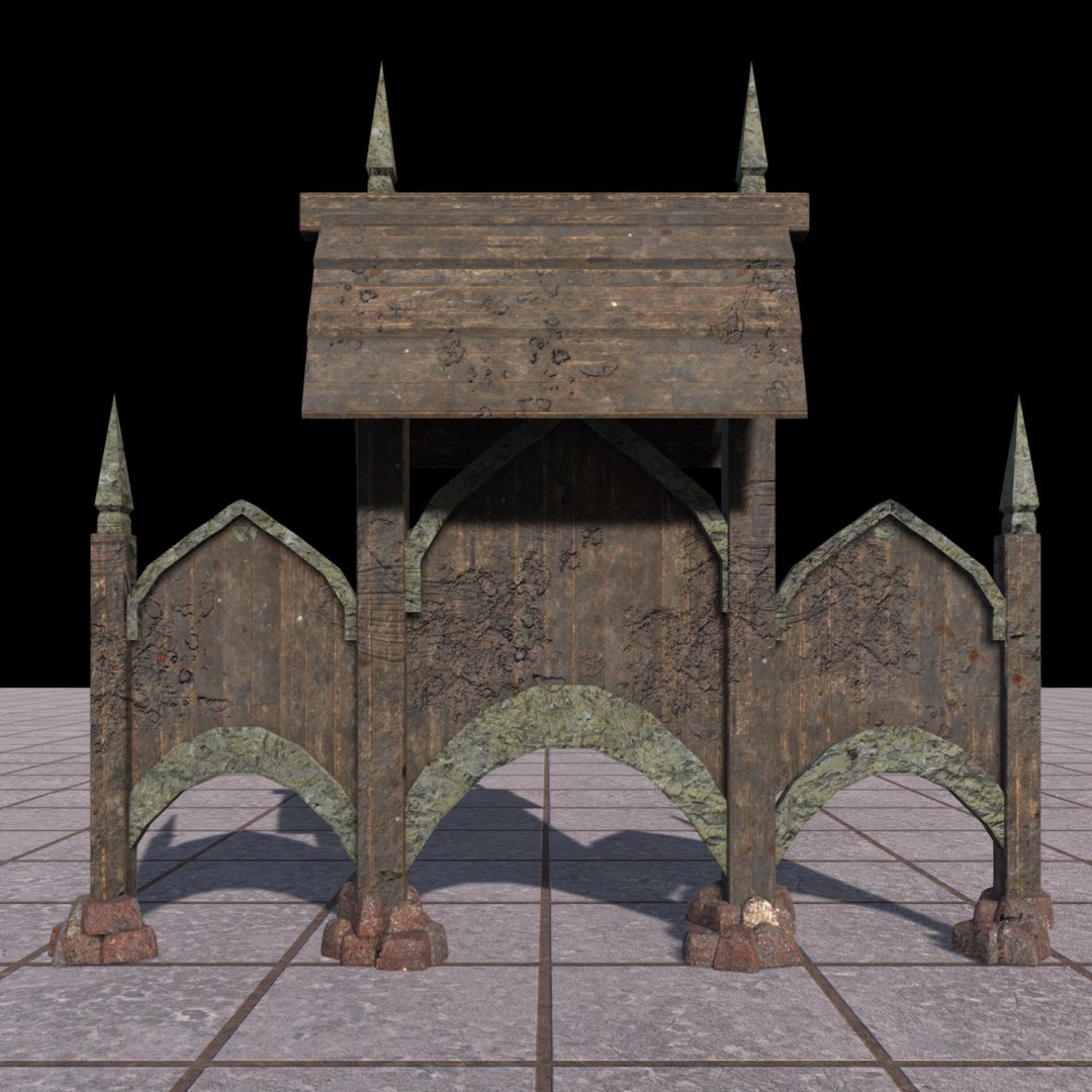 3D model Medieval info board - TurboSquid 2090904