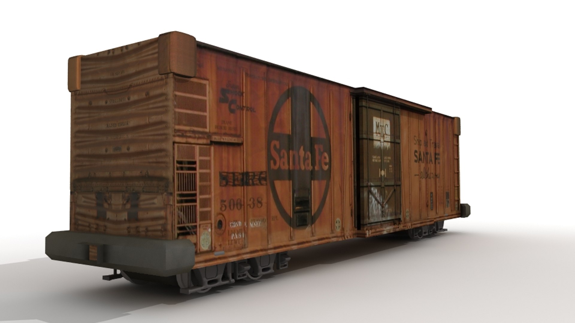3d Box Car Model