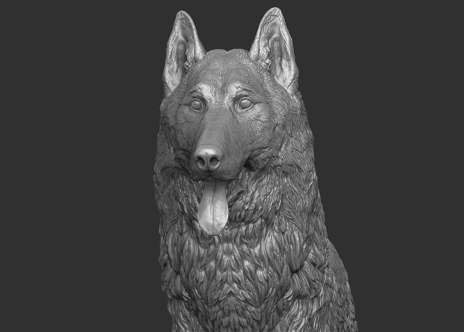 German shepherd realistic model - TurboSquid 1284699