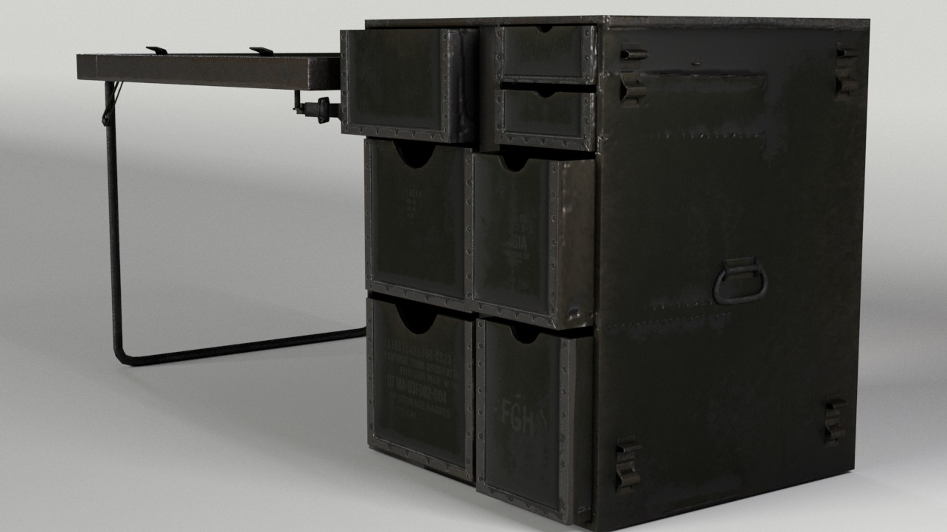 3D product military table model - TurboSquid 1641234