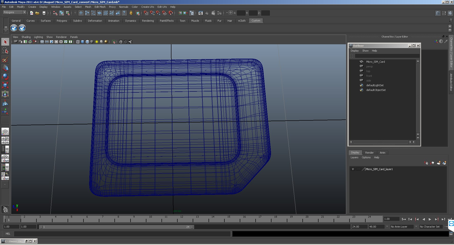 Micro Sim Card 3D Model - TurboSquid 1329633