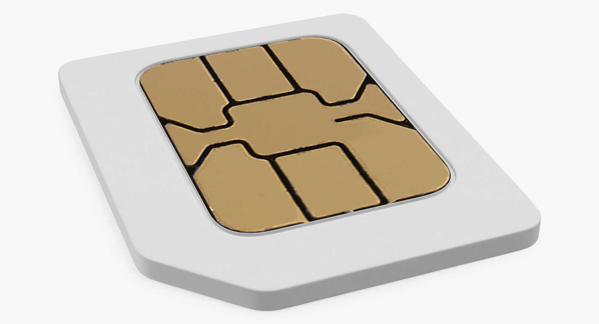 Micro Sim Card 3D Model - TurboSquid 1329633