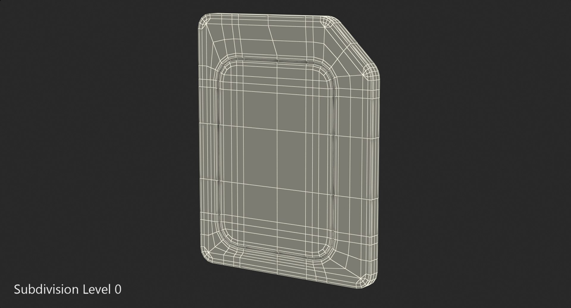 Micro Sim Card 3D Model - TurboSquid 1329633