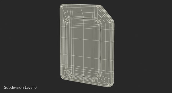 Micro sim card 3D model - TurboSquid 1329633