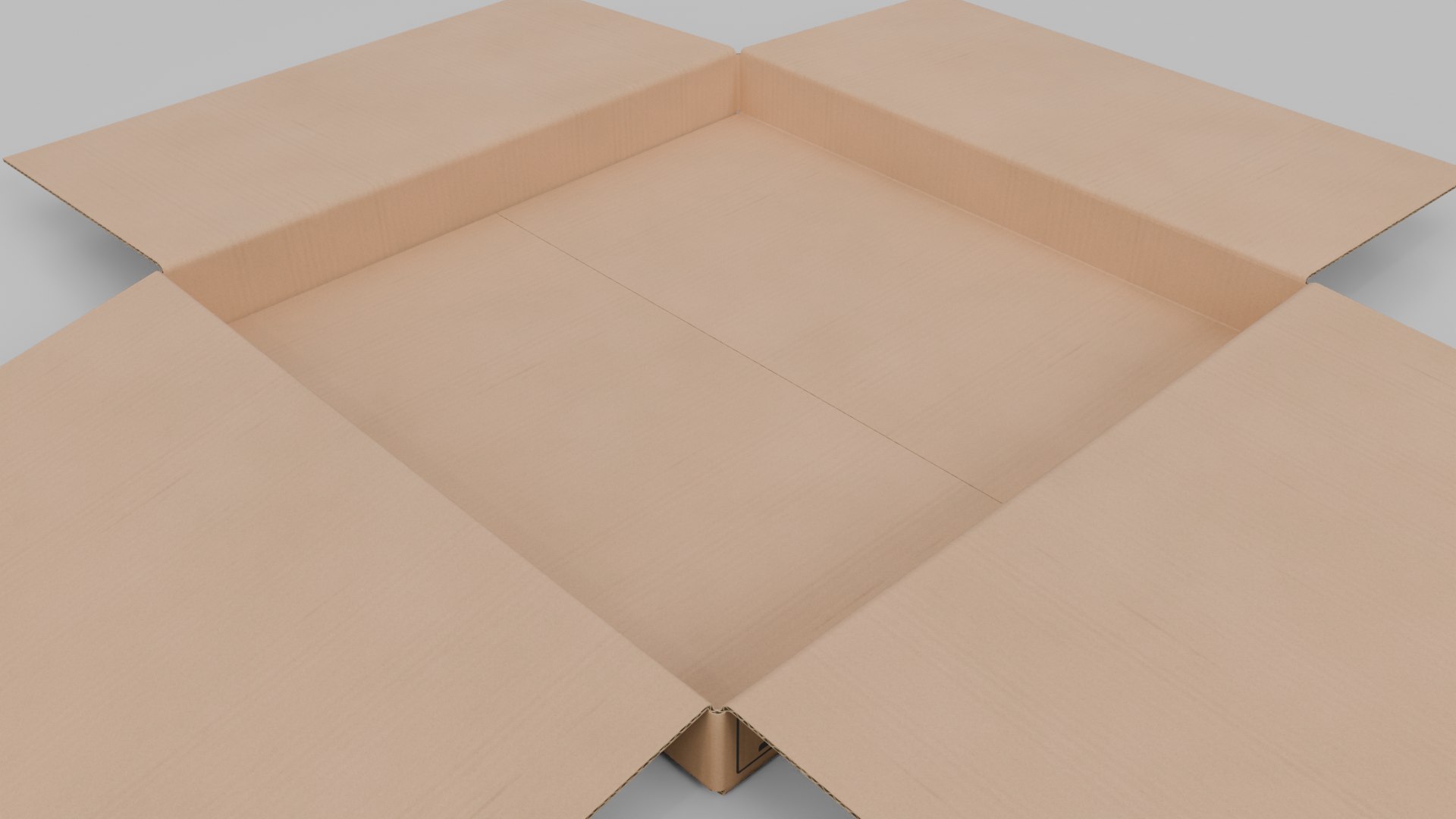 3D Model Flat Cardboard Box Set - Rigged And Customizable - TurboSquid ...