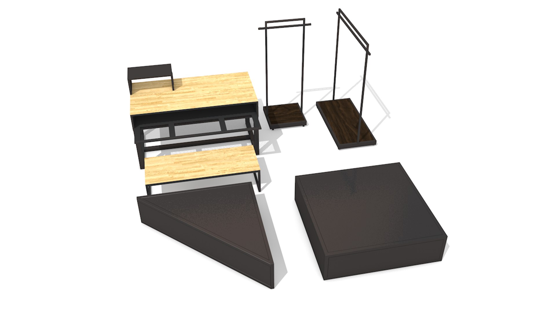 3D Pack Retail Fixture Model - TurboSquid 1254995