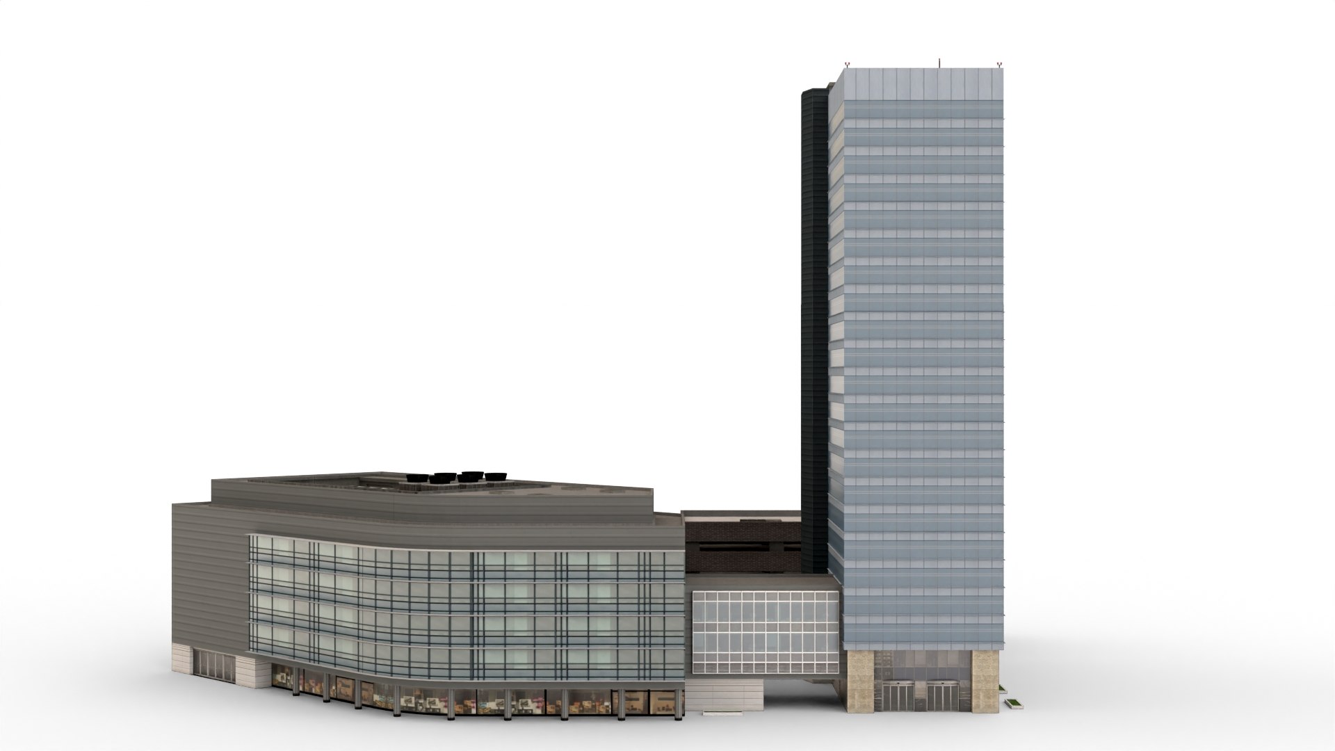 3D Company Office Building Model - TurboSquid 2211366