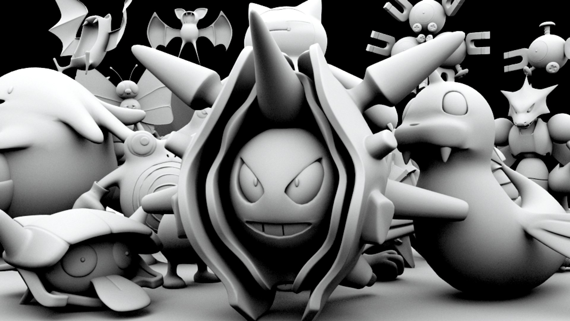 3D Model All 150 Pokemon 1st Gen Low Poly - TurboSquid 1834396