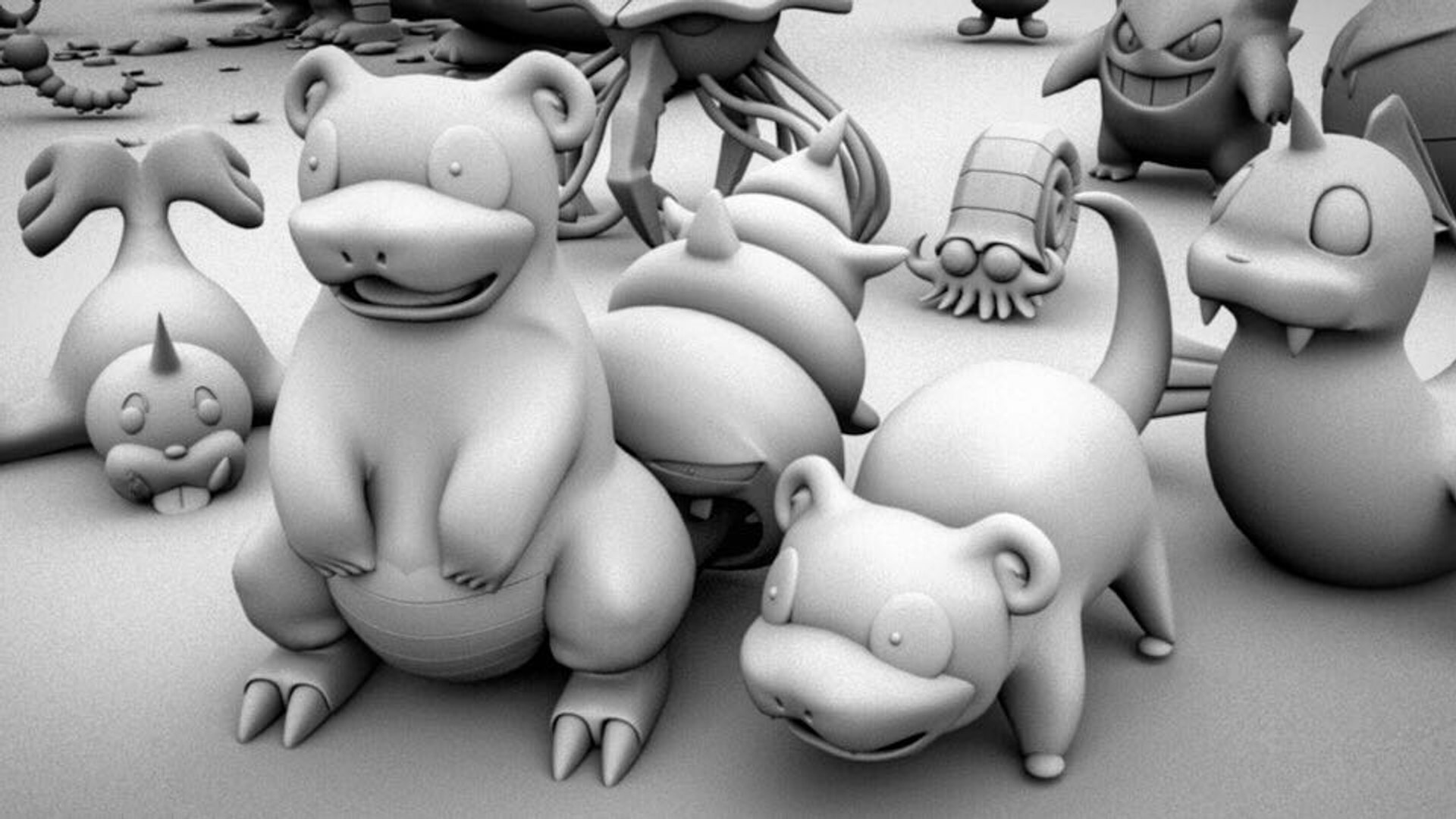 3D Model All 150 Pokemon 1st Gen Low Poly - TurboSquid 1834396