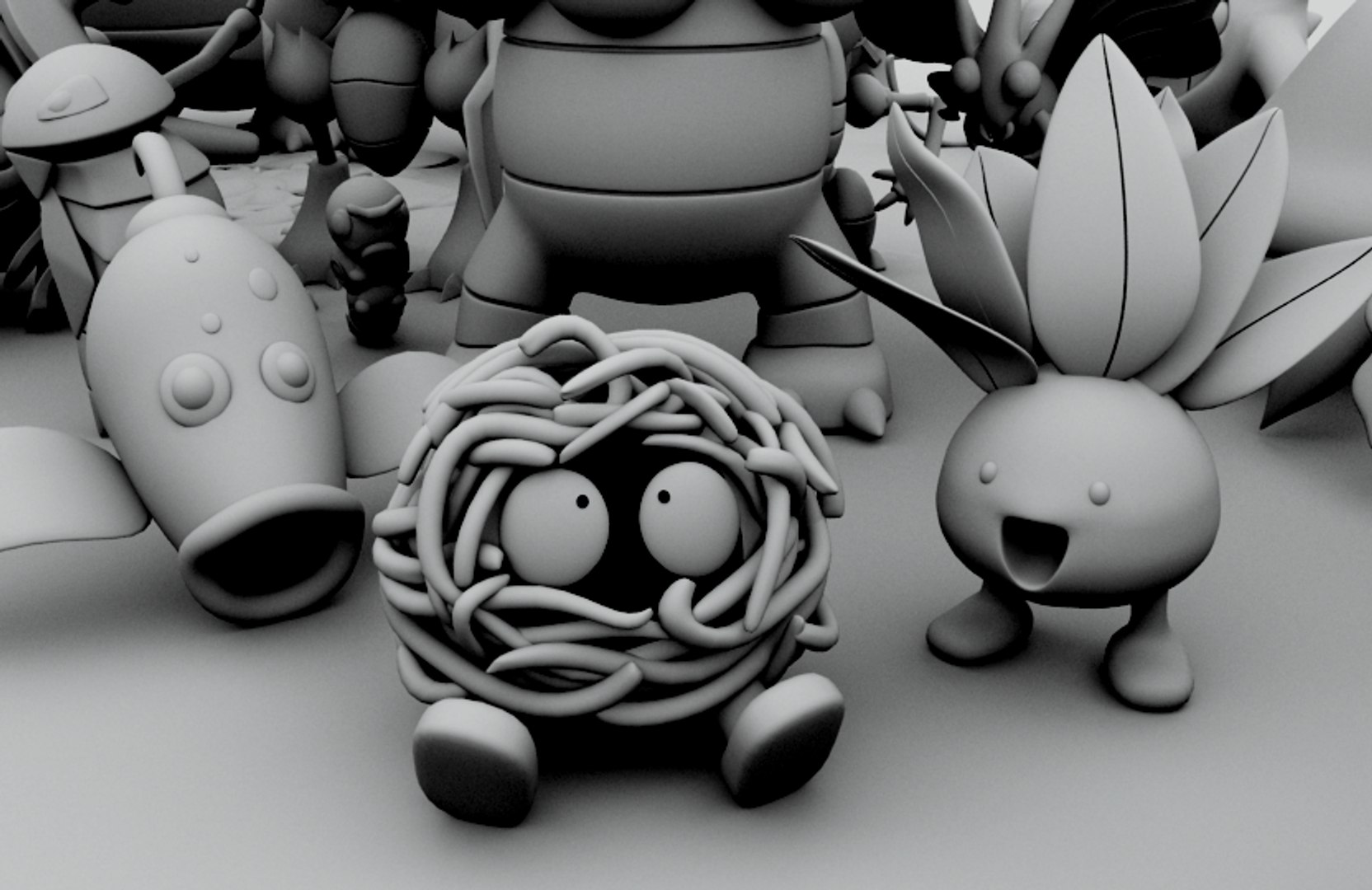 3D Model All 150 Pokemon 1st Gen Low Poly - TurboSquid 1834396