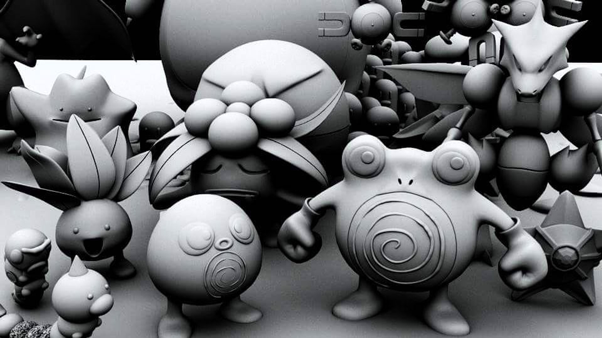 3D Model All 150 Pokemon 1st Gen Low Poly - TurboSquid 1834396