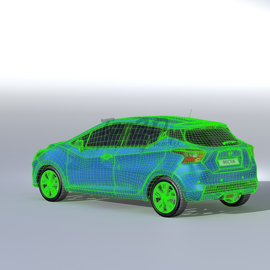 3d Model Micra Nissan