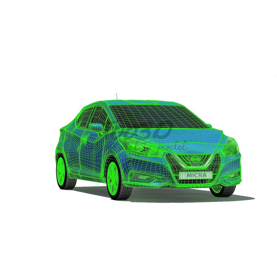 3d Model Micra Nissan