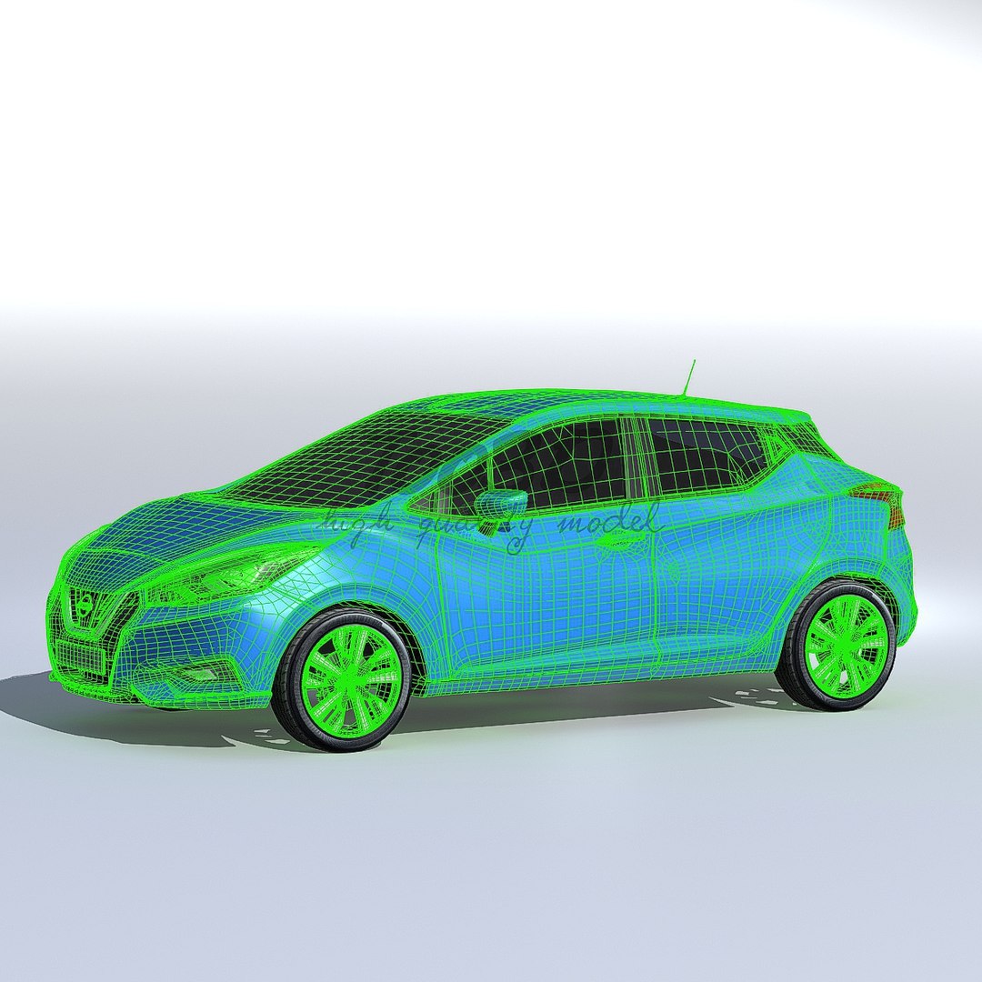 3d Model Micra Nissan