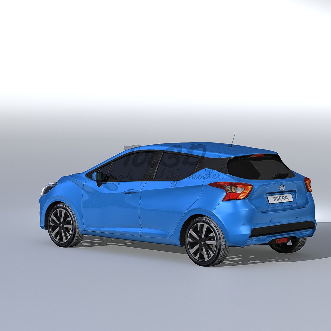 3d Model Micra Nissan