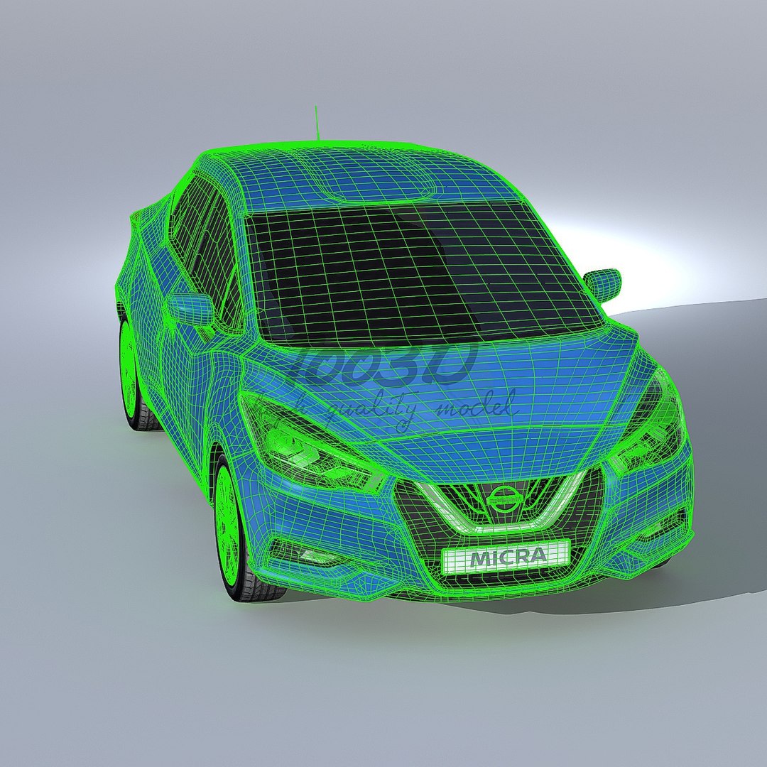 3d Model Micra Nissan