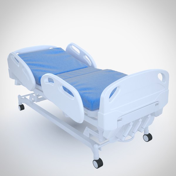 hospital bed 3d model