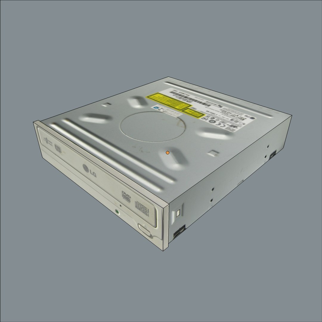Cd Rom Drive 3d Obj